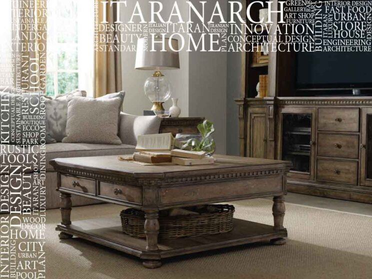 Coffee Table Design - Classic Table Crafted of manufactured wood