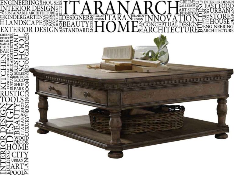 Coffee Table Design - Classic Table Crafted of manufactured wood