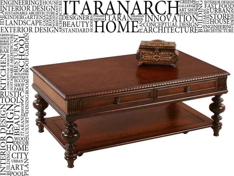 Coffee Table Design - Classic Table Crafted of manufactured wood